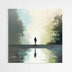 Solitude's Reflection | Minimalist Wall Art Prints – The Canvas Hive