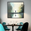 Solitude's Reflection | Minimalist Wall Art Prints – The Canvas Hive