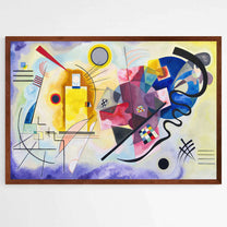 Yellow-Red-Blue by Wassily Kandinsky | Famous Paintings Wall Art Prints ...